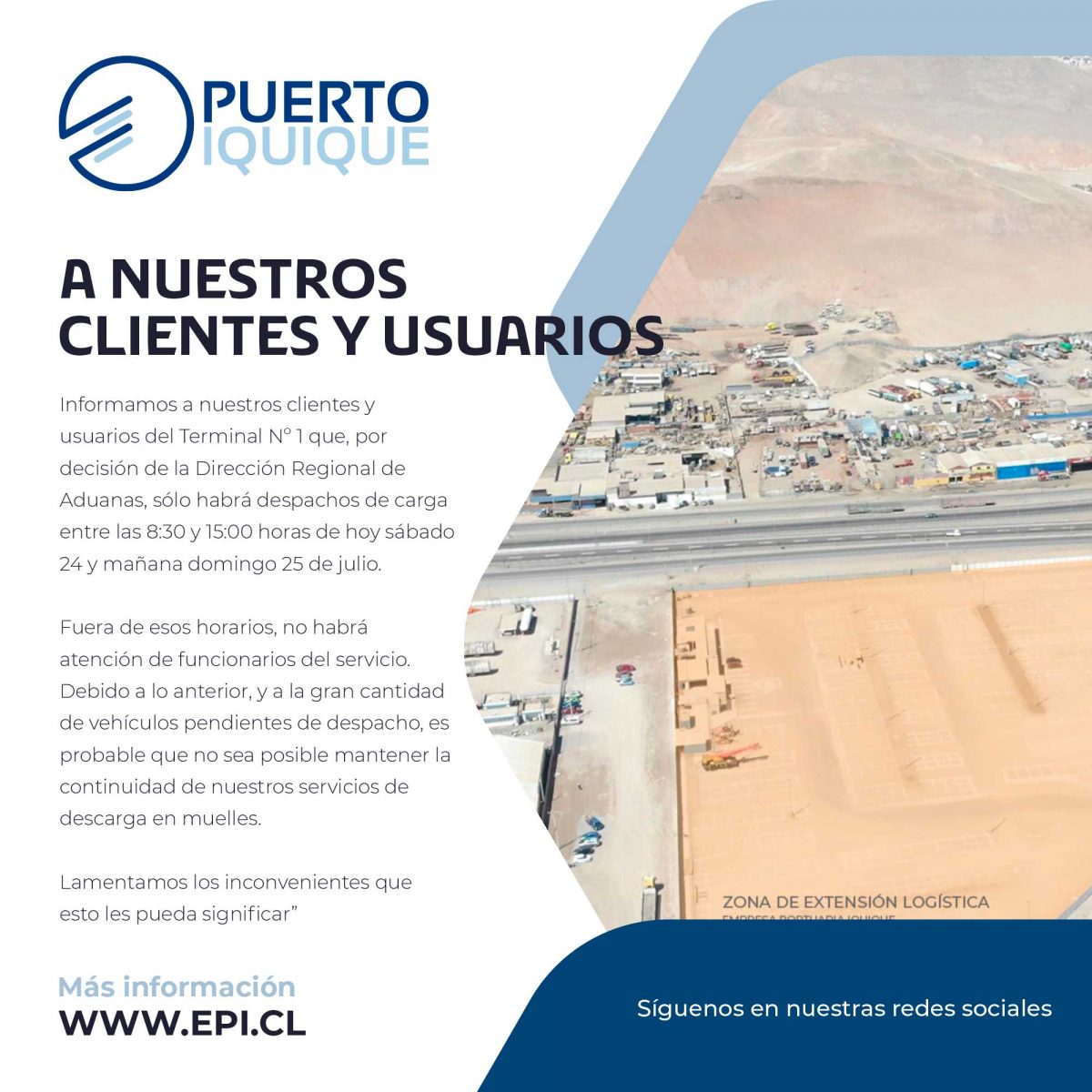 popup_informativo | Puerto Iquique
